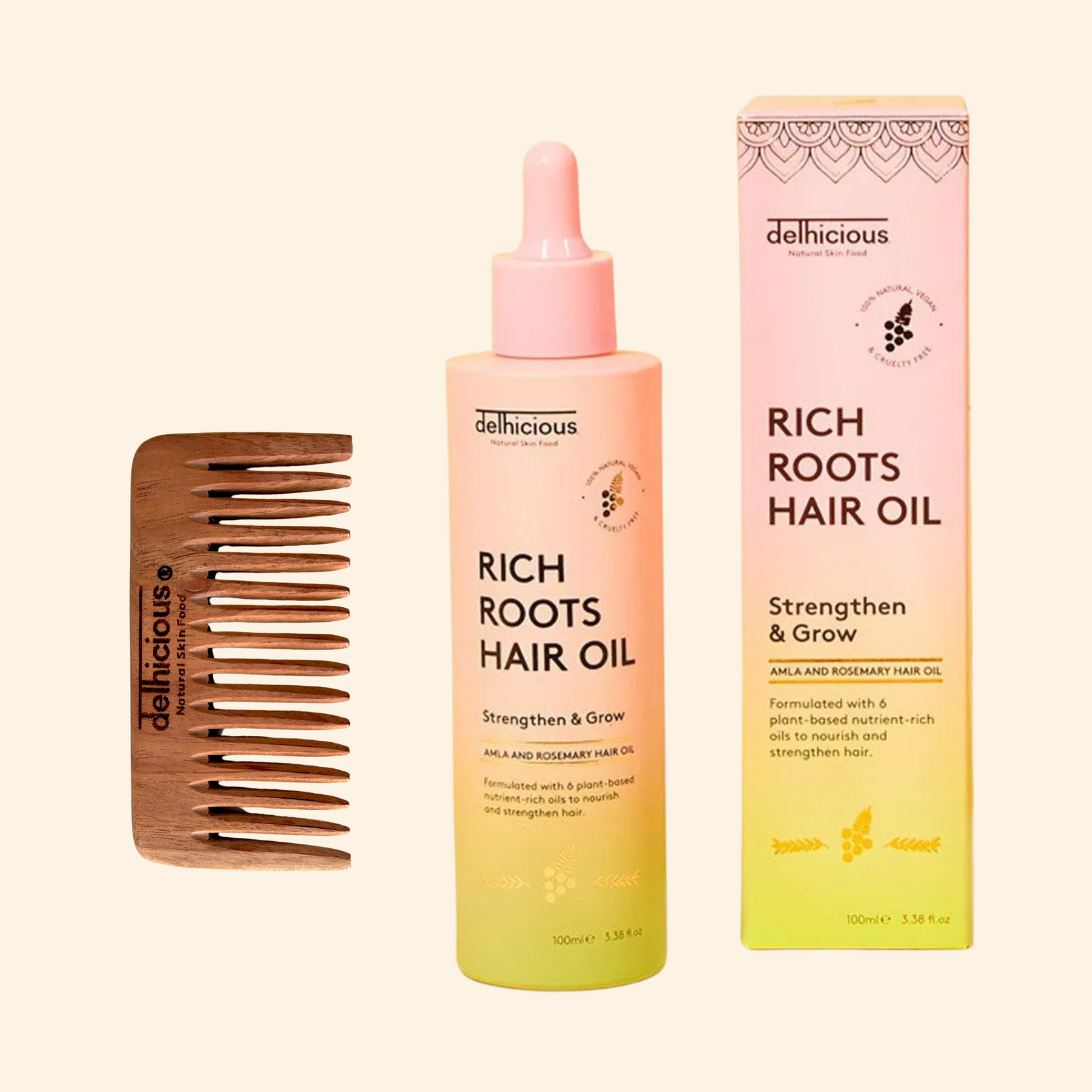 Rich Roots - Hair & Scalp Oil | Natural Haircare | Delhicious