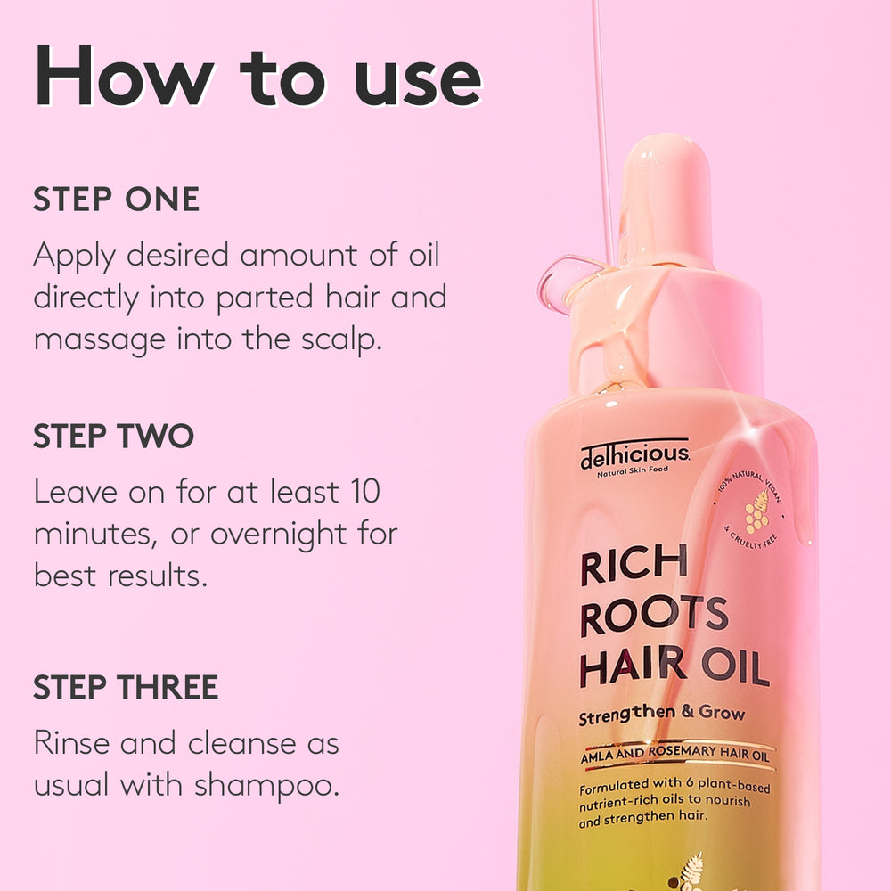 Rich Roots - Hair & Scalp Oil | Natural Haircare | Delhicious