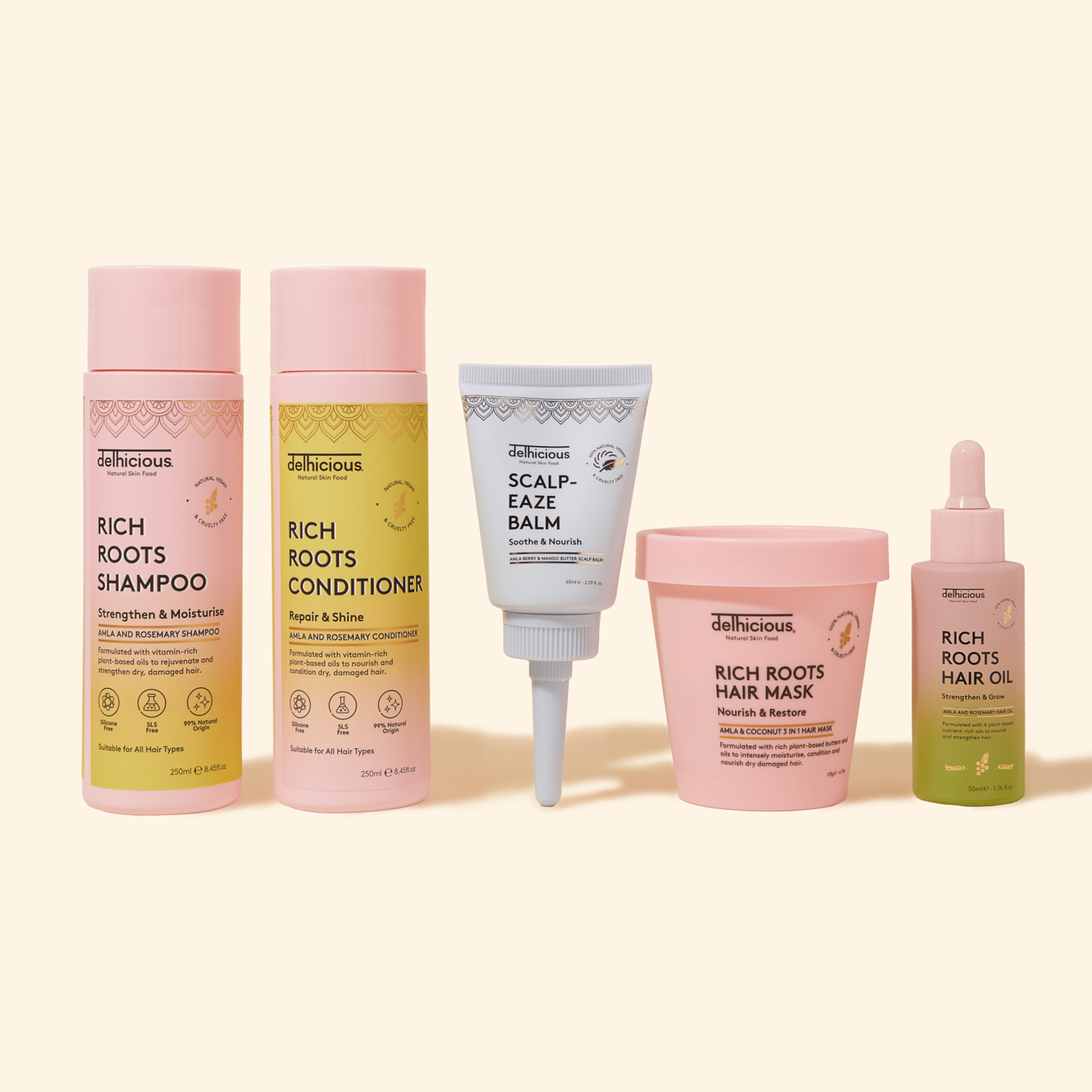 Rich Roots Ultimate Haircare Bundle | Hair Care Products | Delhicious